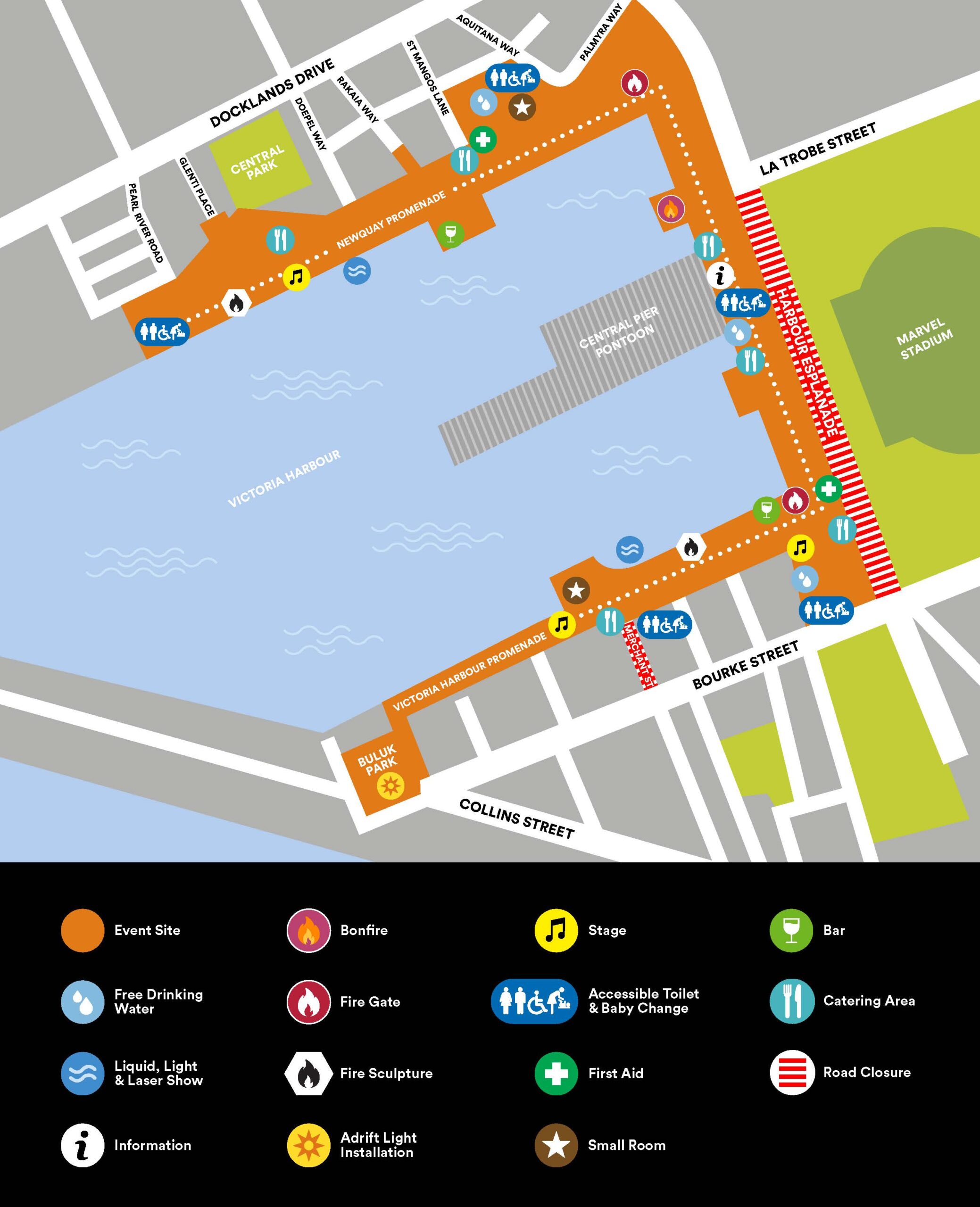 Festival Map | Firelight Festival | 1 - 3 July 2022
